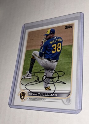 DEVIN WILLIAMS Signed Autographed Topps 2022 Series 1 One Card MIL ...