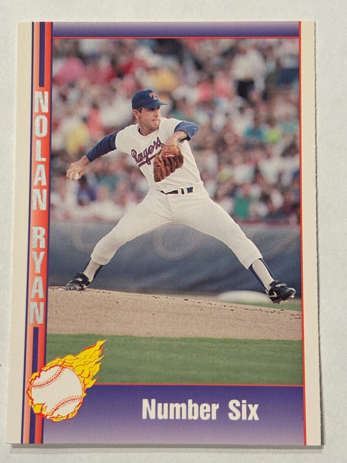1991 Pacific #170 Nolan Ryan Texas Rangers Number Six | eBay