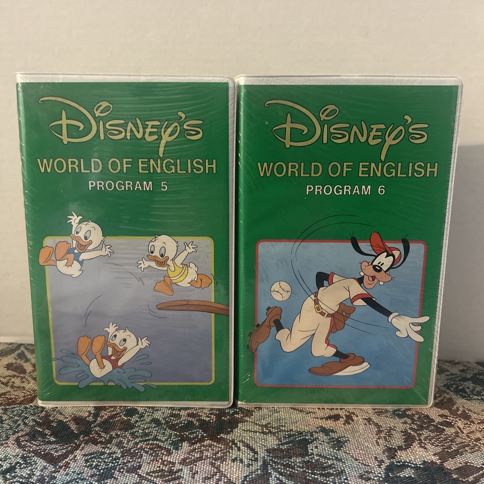 Disney World Of English Vhs Sealed Set Chinese To English 1-12 Series ...