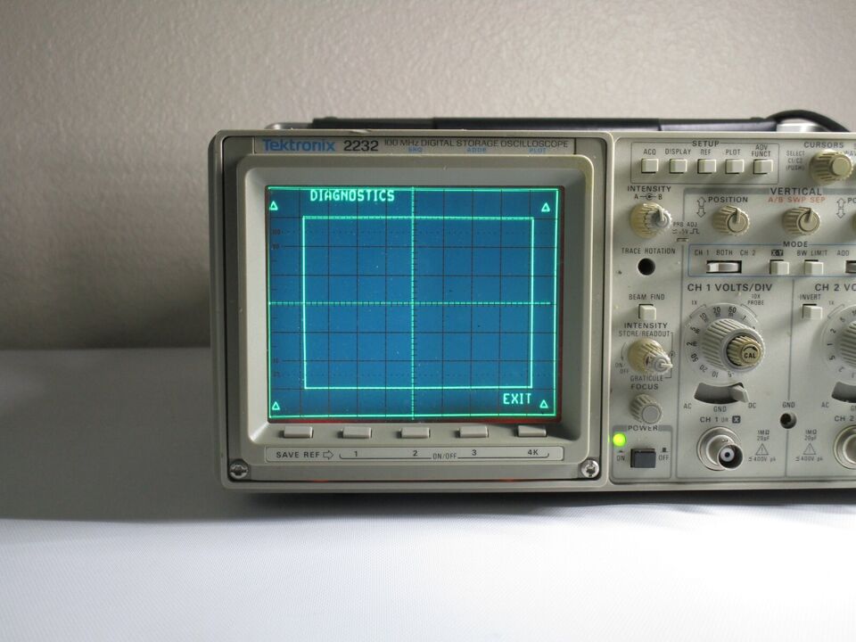 Tektronix 2232 100MHz Digital Storage Oscilloscope W/RS232, 2020 ...