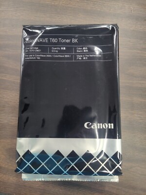 Canon Colorwave T60 Black Toner Pearls OEM | eBay