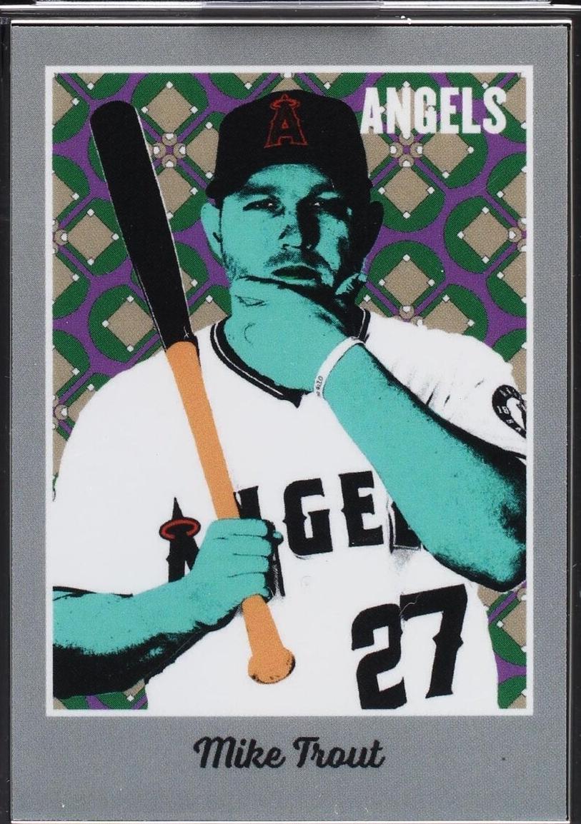 2021 Topps Project 70 - 1970 Topps Baseball Mike Trout #270 Artist ...