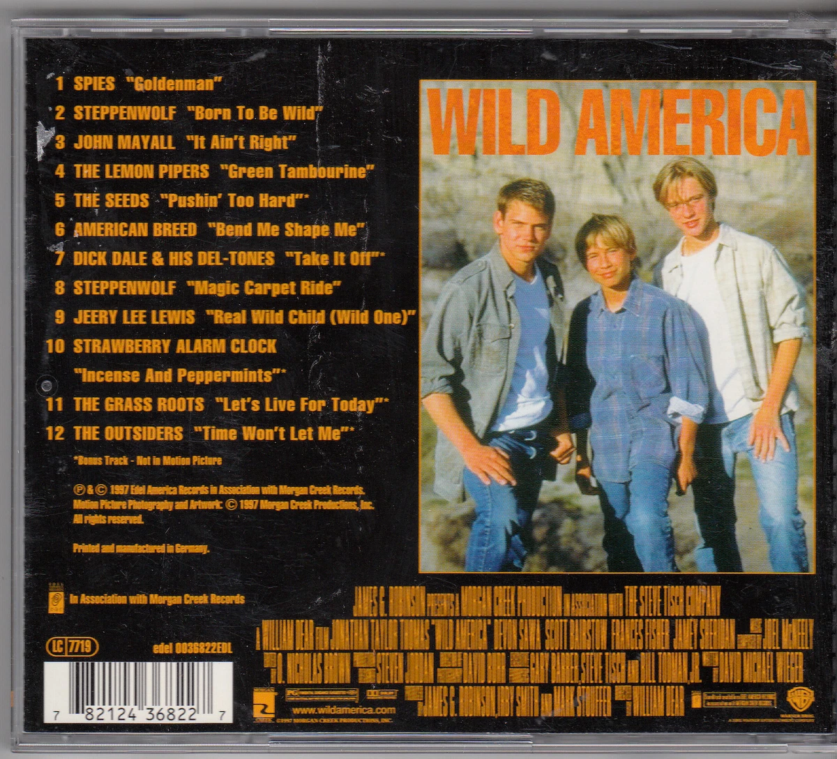 Wild America Movie Soundtrack