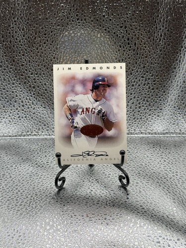1996 Leaf Signature Series - Autographs Jim Edmonds Bronze (AU) for ...