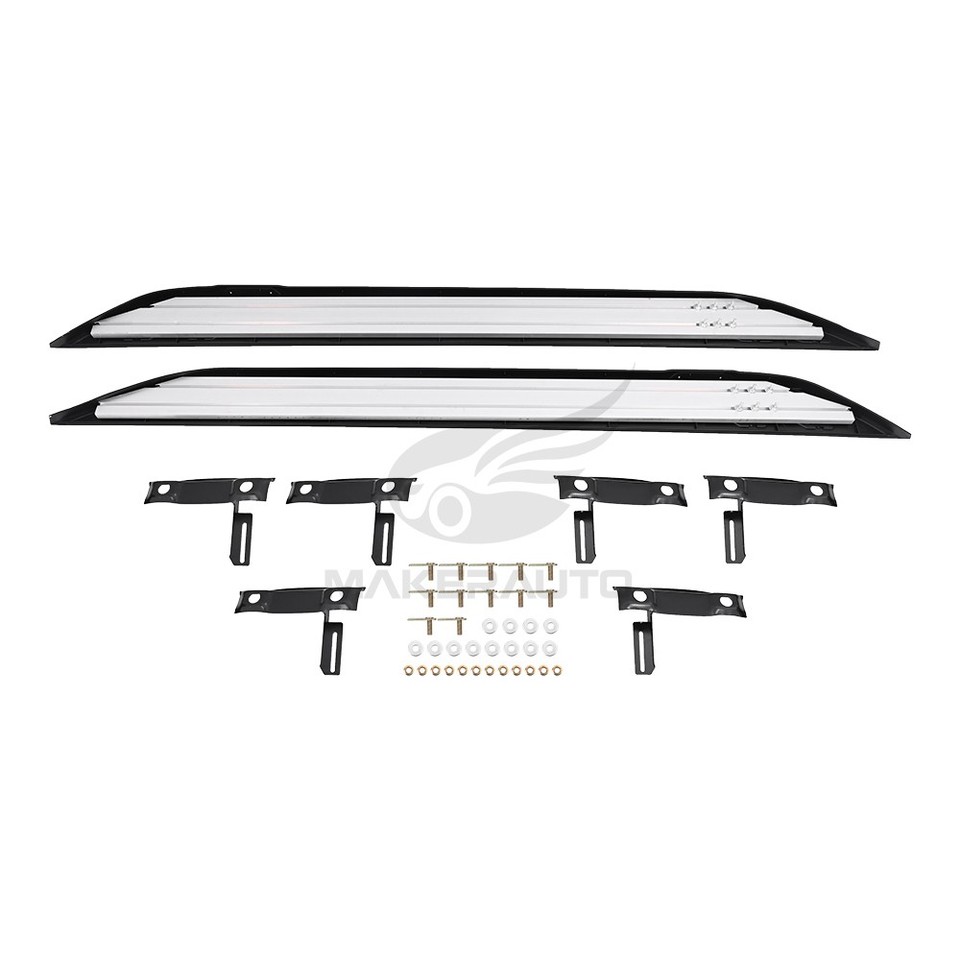 2pcs Fixed Running Board Side Step Nerf Bar Fits For 2019-2025 Toyota ...