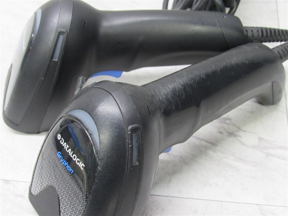 2 x Datalogic Gryphon GD4500 Handheld Barcode Scanners GD4590-BK-DGM ...