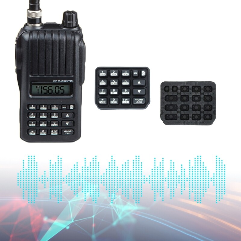 Upgraded Walkie Talkie Numeric Keypad Keyboards for IC-V80 Two Way ...
