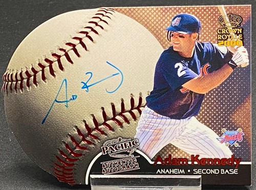 2000 CROWN ROYALE PACIFIC AUTOGRAPH ADAM KENNEDY ANGELS | eBay