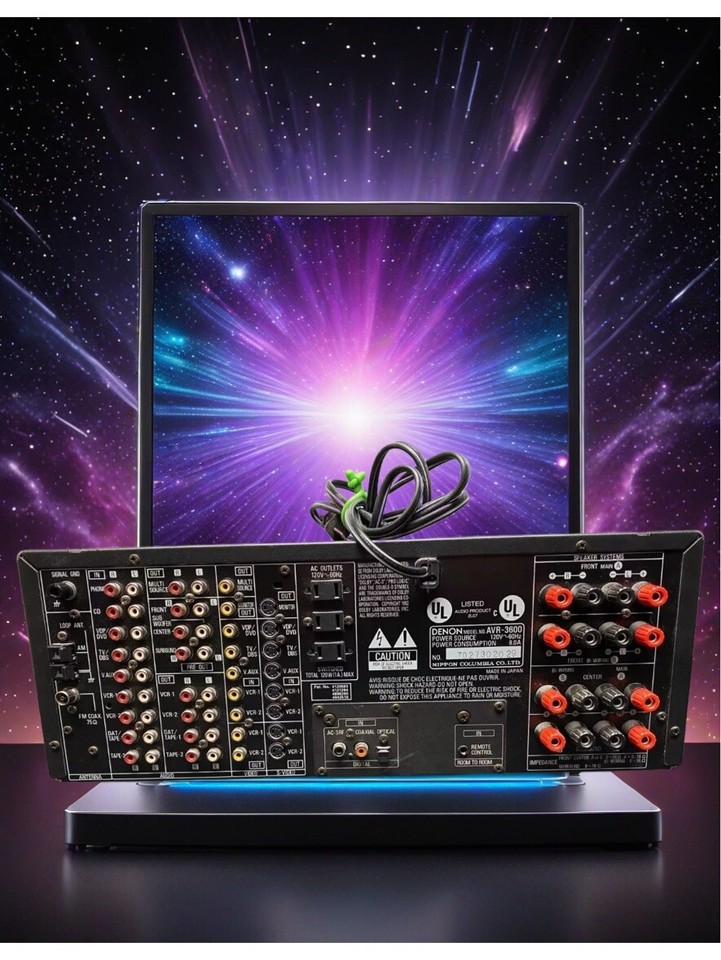 Denon AVR-3600 Precision Audio Component/AV Surround Receiver - Tested ...