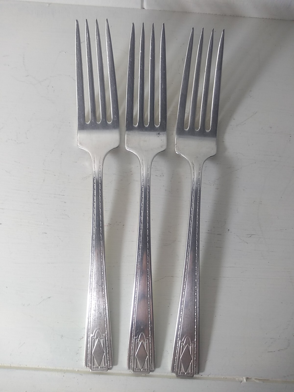 NASCO Perma-Brite U.S.A. Dinner Forks Set Of 3 | eBay