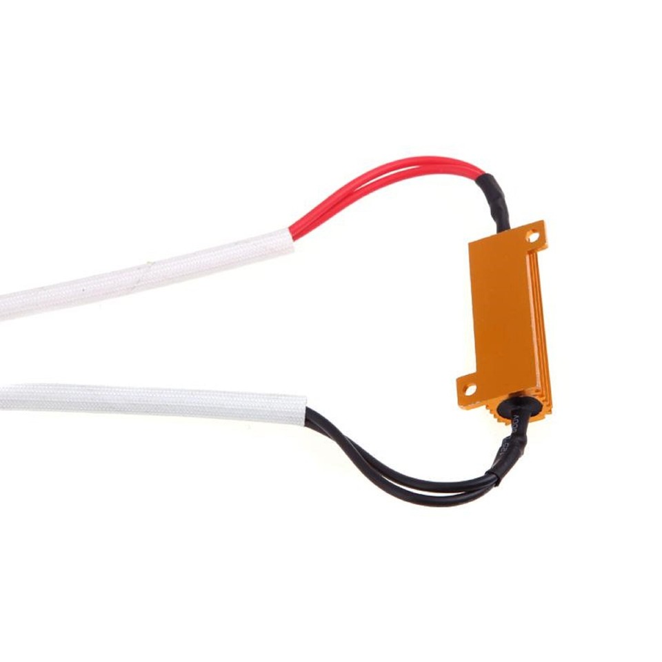 Wire HID Resistor Canceler Error Decoder C 899 H27 Fog Light Bulb Lamp ...