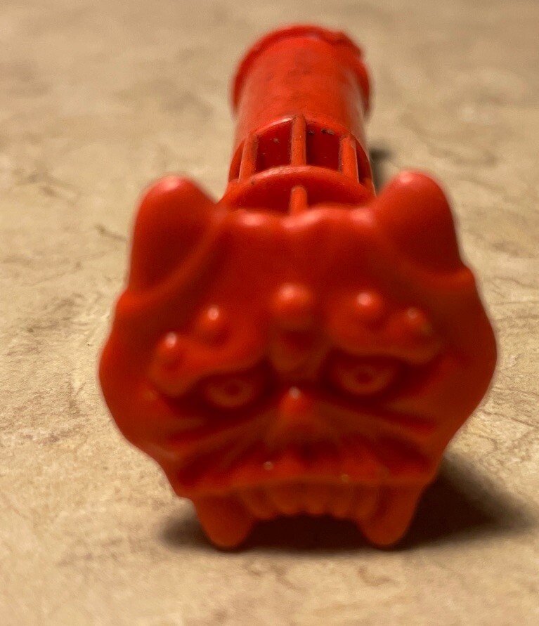MOTU,vintage,BATTLE RAM MISSILE,Masters of the Universe,He-man,Red ...