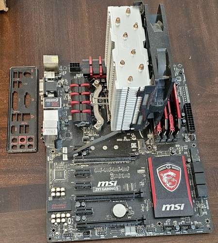 MSI Z97 GAMING 5 MOTHERBOARD w/ IO SHIELD + INTEL i7-4790K + 32GB DDR3 ...