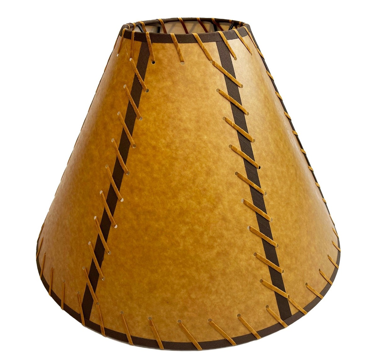 Laced Parchment Lamp Shades