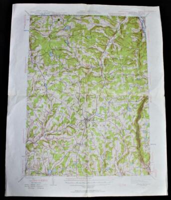 MONTROSE PENNSYLVANIA QUADRANT U.S. GEOLOGICAL SURVEY TOPOGRAPHIC MAP ...