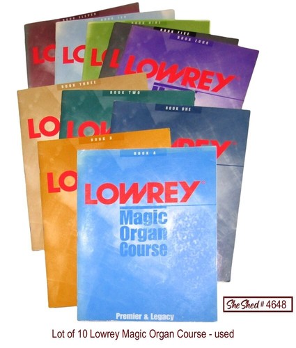Lowrey Magic Organ Course Lot of 10 Sheet Music Songbooks - used ...