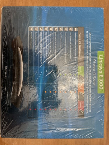 New Cisco Linksys E1000 Router Wireless-N 2.4 Ghz Fast Ethernet (10/100 ...