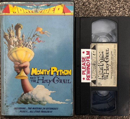 Monty Python and the Holy Grail VHS Big Box Ex Rental Pre Cert RARE ...