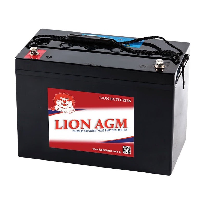 Lion 12v 100A AGM-VRLA Deep Cycle Battery | eBay Australia