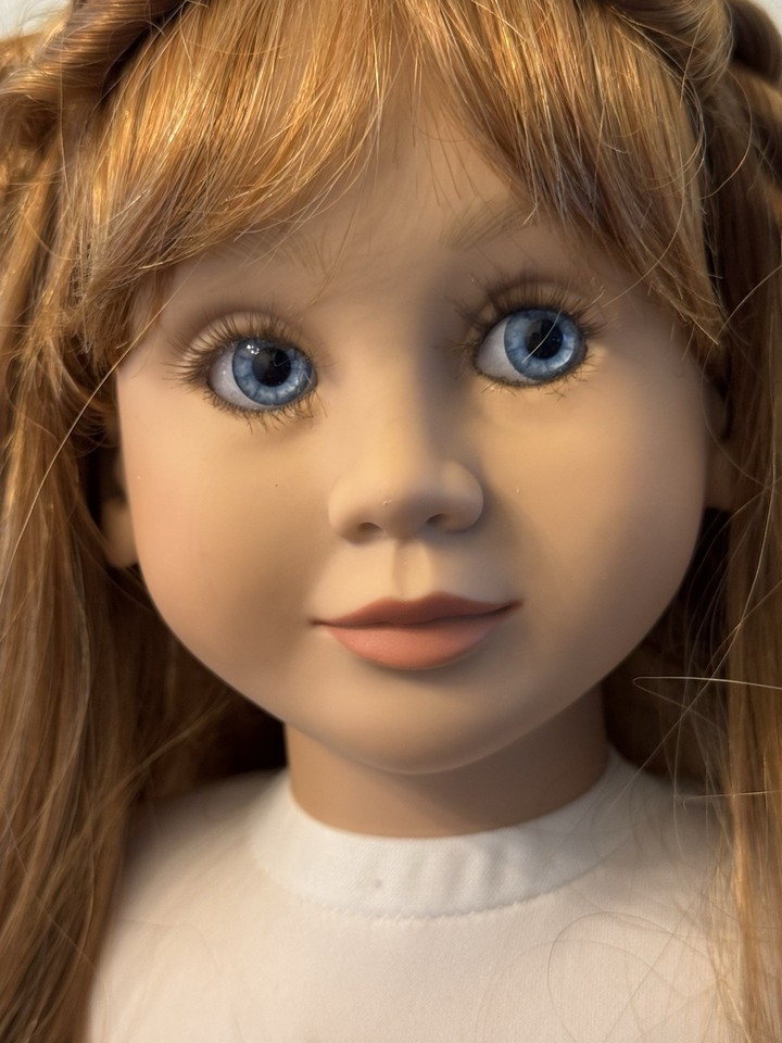 My Twinn Doll Custom Artist Doll Side Glancing Red Head Fancy Hair ...