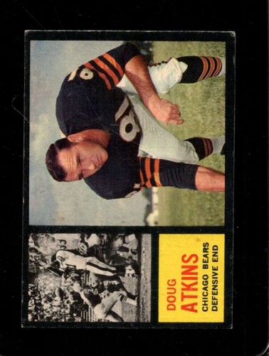 1962 TOPPS #21 DOUG ATKINS VG+ BEARS HOF *X56490 | eBay