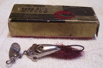053025 VINTAGE AL FOSS DIXIE 13 LURE WITH ROUGH BOX LOT I | eBay