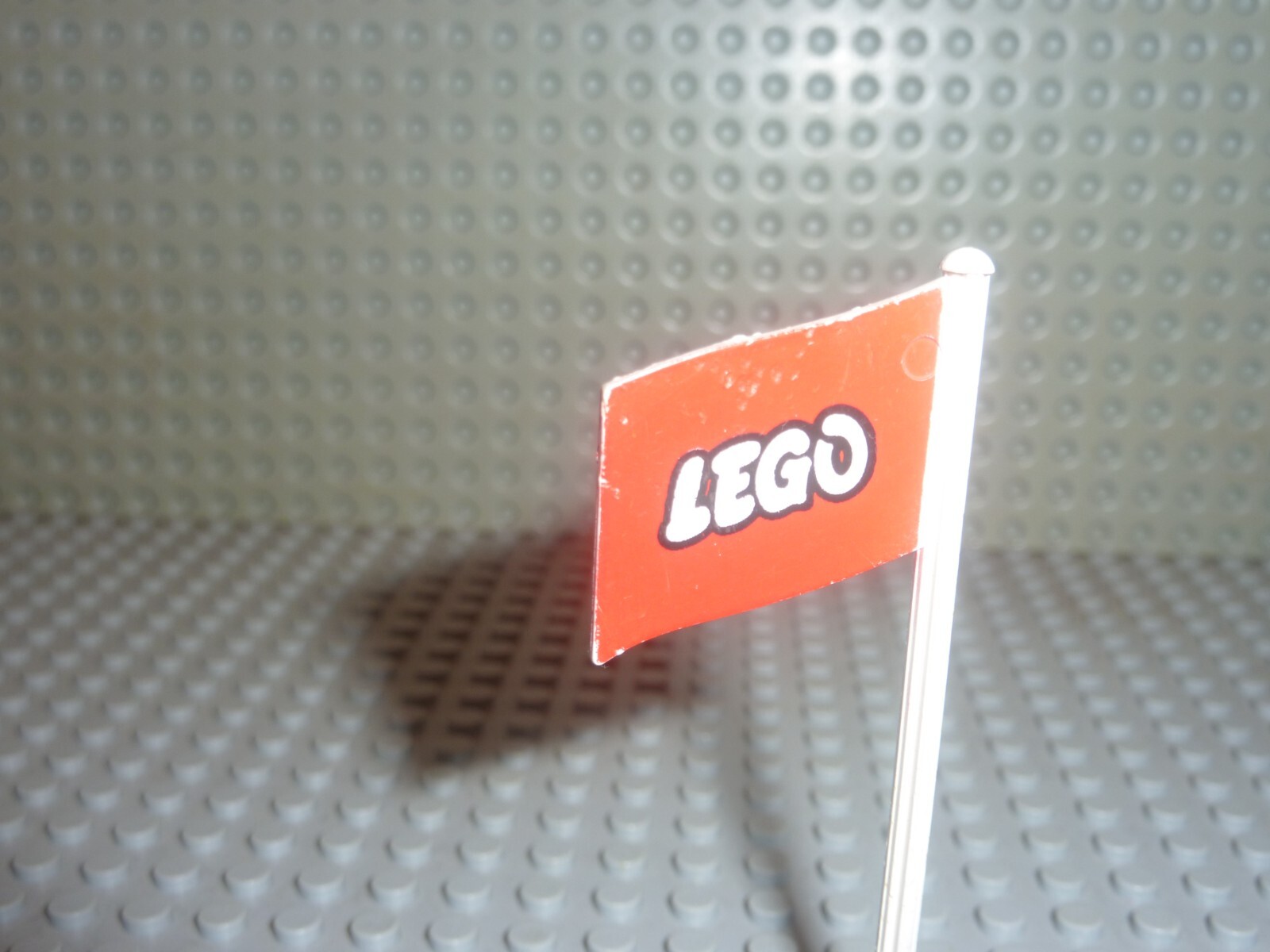 Lego Flag on Flagpole, Wave with Lego Logo Réf 777px7 Set 493/347/355 ...