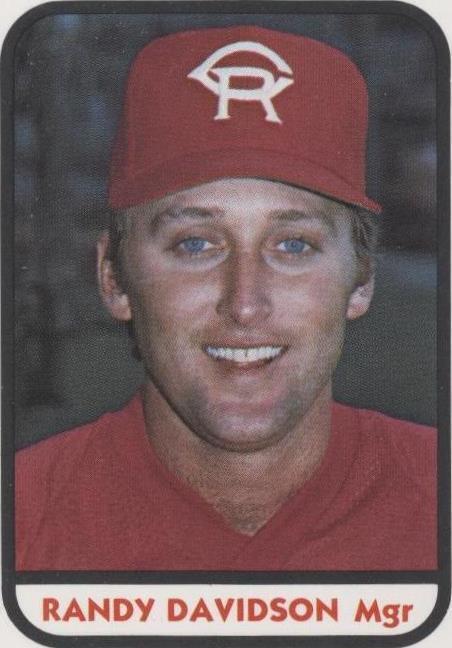 1981 TCMA Minor League - Randy Davidson #394 (RC) for sale online | eBay