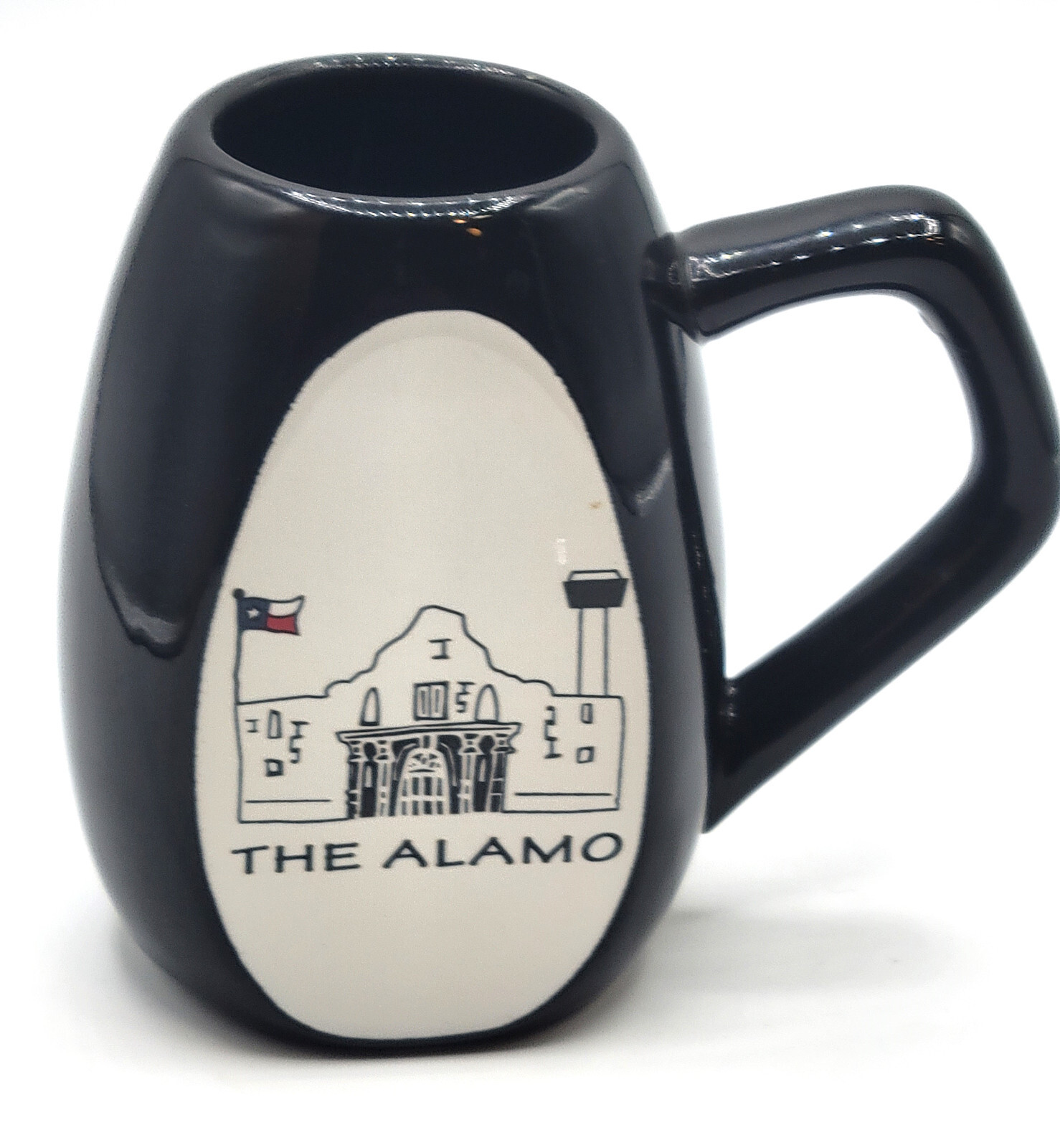 The Alamo Texas Coffee Cocoa Cup Mug Black White Vintage Collectible | eBay