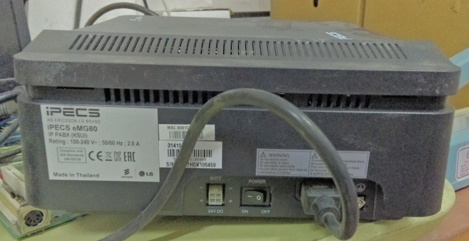 LG-Ericsson iPECS eMG80 IP PABX (KSUI) Phone System | eBay