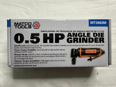 Matco Tools 0.5 HP Right Angle Pneumatic Die Grinder (Orange) MT3983M ...