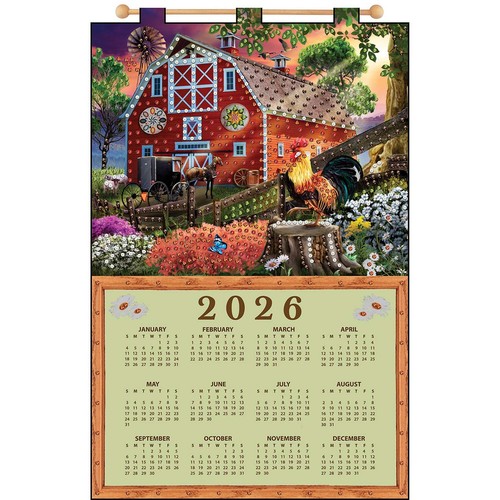 Design Works™ Morning on the Farm Calendar Felt & Sequin Kit ...