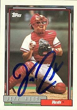 Jeff Reed autographed Baseball Card (Cincinnati Reds) 1992 Topps #91 | eBay