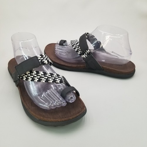 Merrell Sandals Women Sz 9 Around Town Sunvue Toe Loop Woven Slip On ...