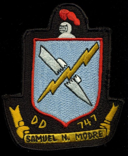 USN USS Samuel N. Moore DD-747 Patch Q-2 | eBay