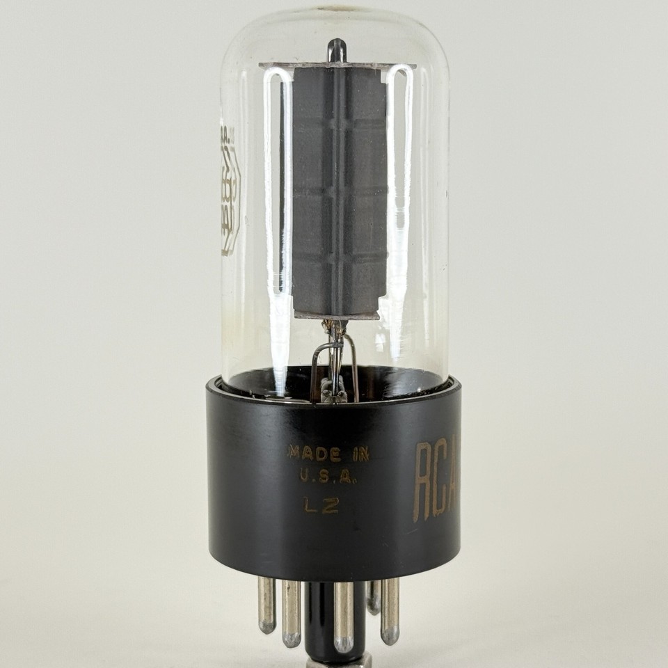 (1) Tested Strong RCA 6V6GTA Tube Date Code LZ 6V6 GTA Gray Plates ...