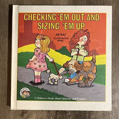 Checking Em Out and Sizing Em Up Hardcover Book Ready Set Grow Joy Wilt ...