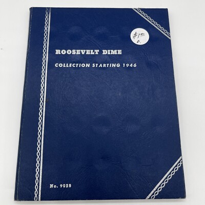 Roosevelt Dime Collection Starting 1946 Partial Book No.9029 without ...