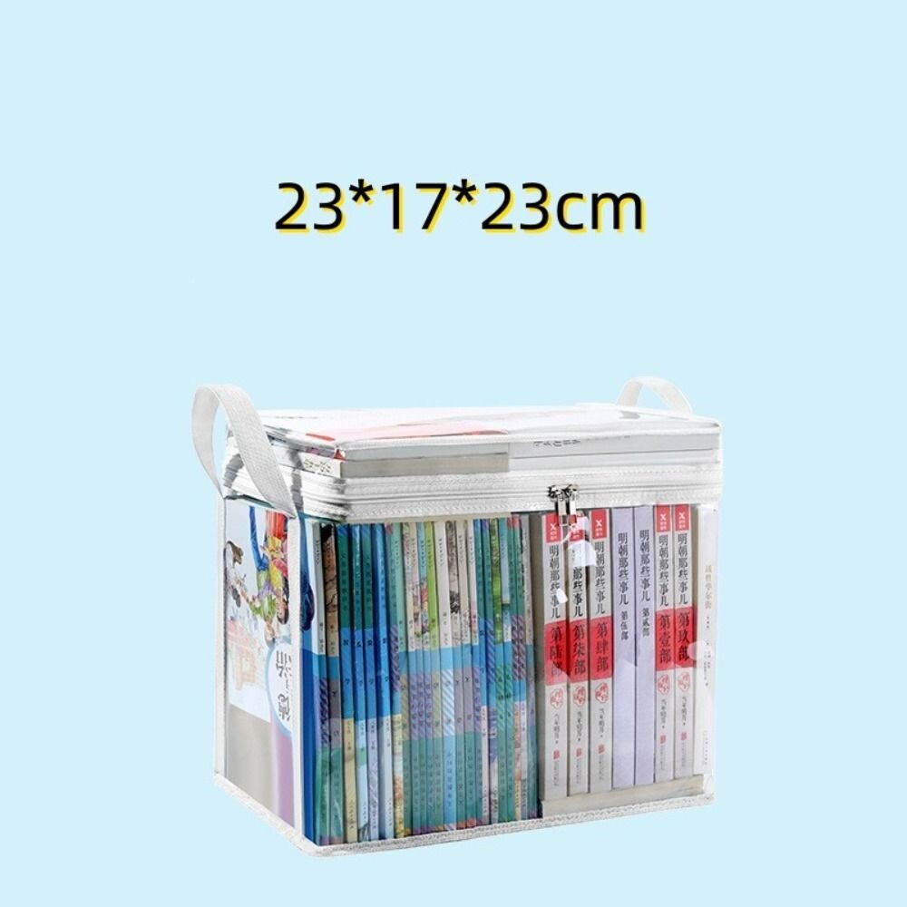 Zipper Collapsible Pouch Stackable Clear Pouch Comic Book Storage Bag ...