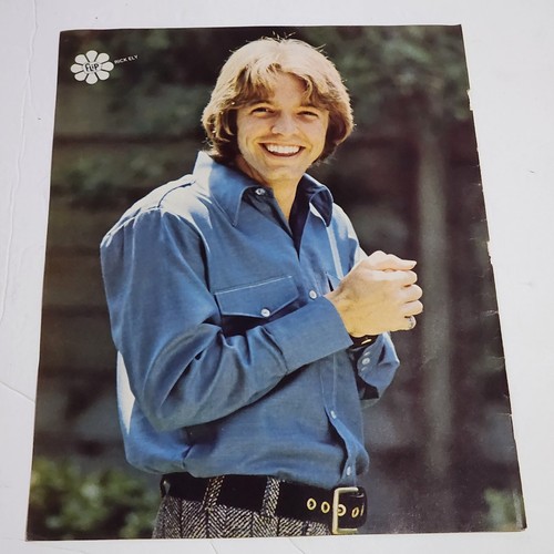Rick Ely smiling blue shirt vintage magazine clipping pin-up poster May ...