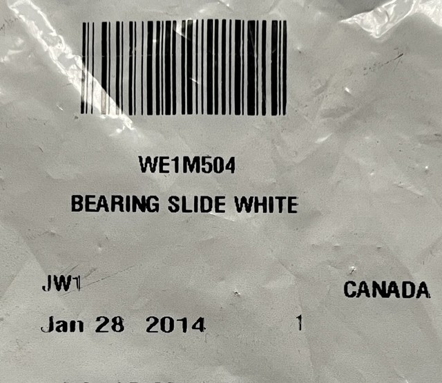 General Electric WE1M504 Dryer Front Drum Slide White for sale online ...