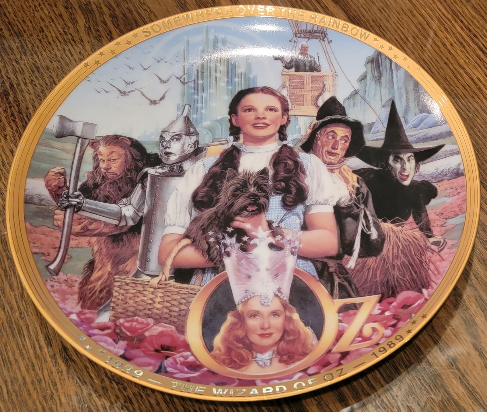Hamilton Collector Plate 1989 The Wizard of Oz "Somewhere Over The ...