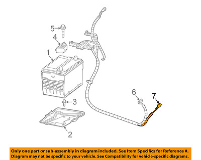 GM OEM Battery-Negative Cable 88987142 | eBay