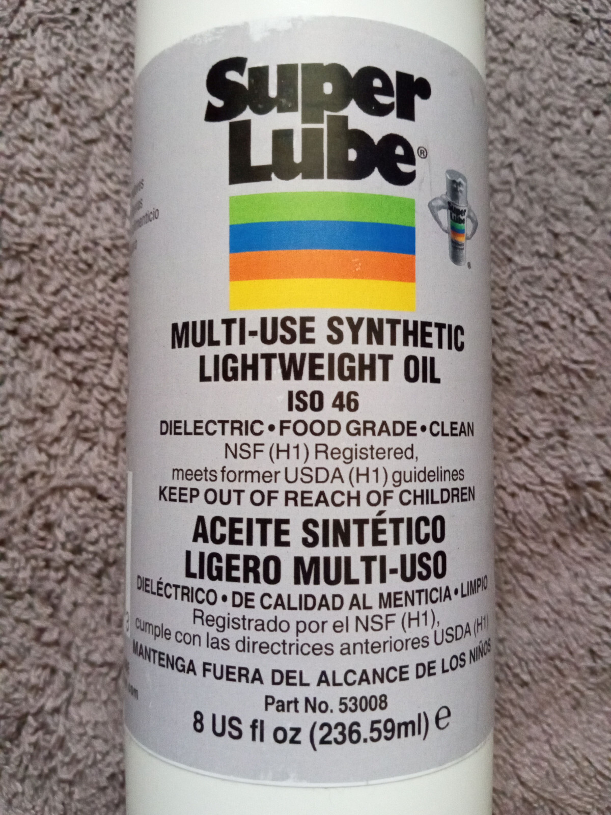 Super Lube Synthetic Extra Lightweight Oil Translucent Lubricant 53008 ...