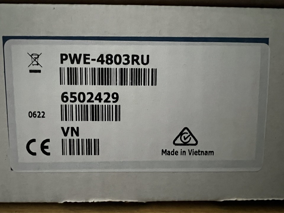 Lot of 4 - NEW In Sealed Box- Crestron PWE-4803RU PoE Injector Power ...