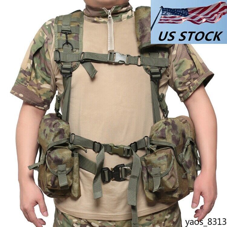 Russian SMERSH M1 ATFG Tactical Vest MOLLE Chest Rig Ruins Camouflage ...