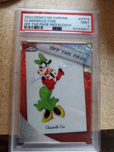 2023 Topps Chrome Disney 100 Clarabelle Cow Off The Pg Red Kaleidoscope ...