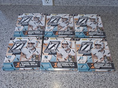 (6) 2024 Lot of 6 Panini Zenith Football NFL Mega Box - 1 Auto or Mem ...