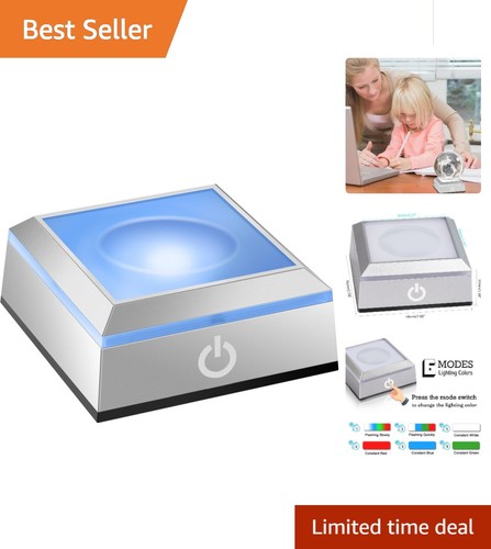 Elegant LED Light Base for Crystal Ball Display - Sensitive Touch ...