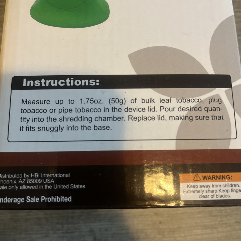 Electric Tobacco Shredder, Cutter, Cut Converter, Dried Herb Spice ...